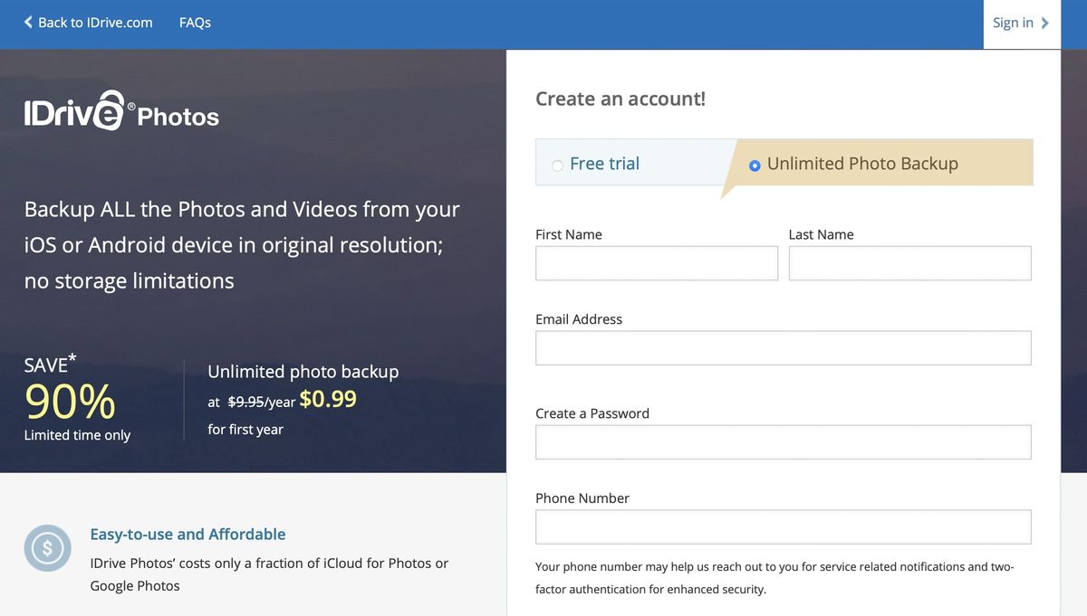 IDrive Photos cloud storage review | TechRadar