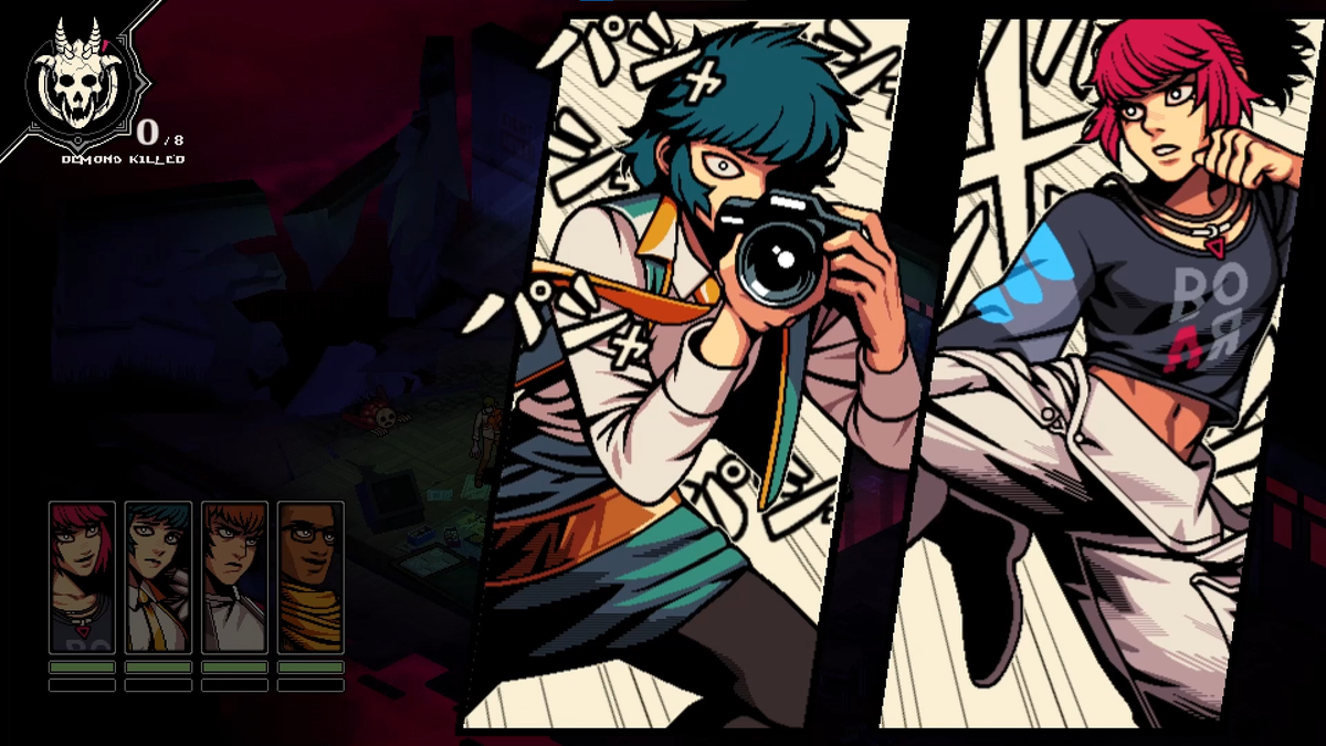 Demonschool is a game where 3D demons invade the 2D human world | PC Gamer