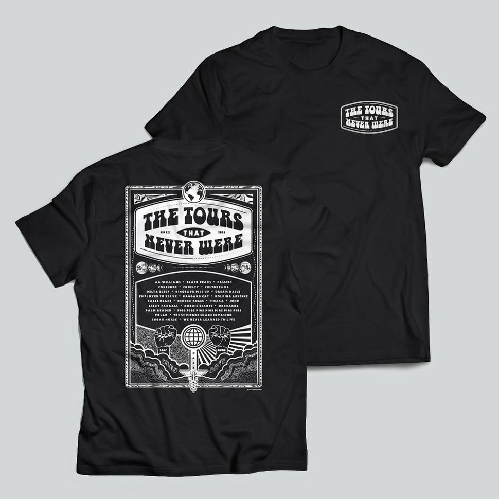 British bands with cancelled tours unite to raise funds through merch ...