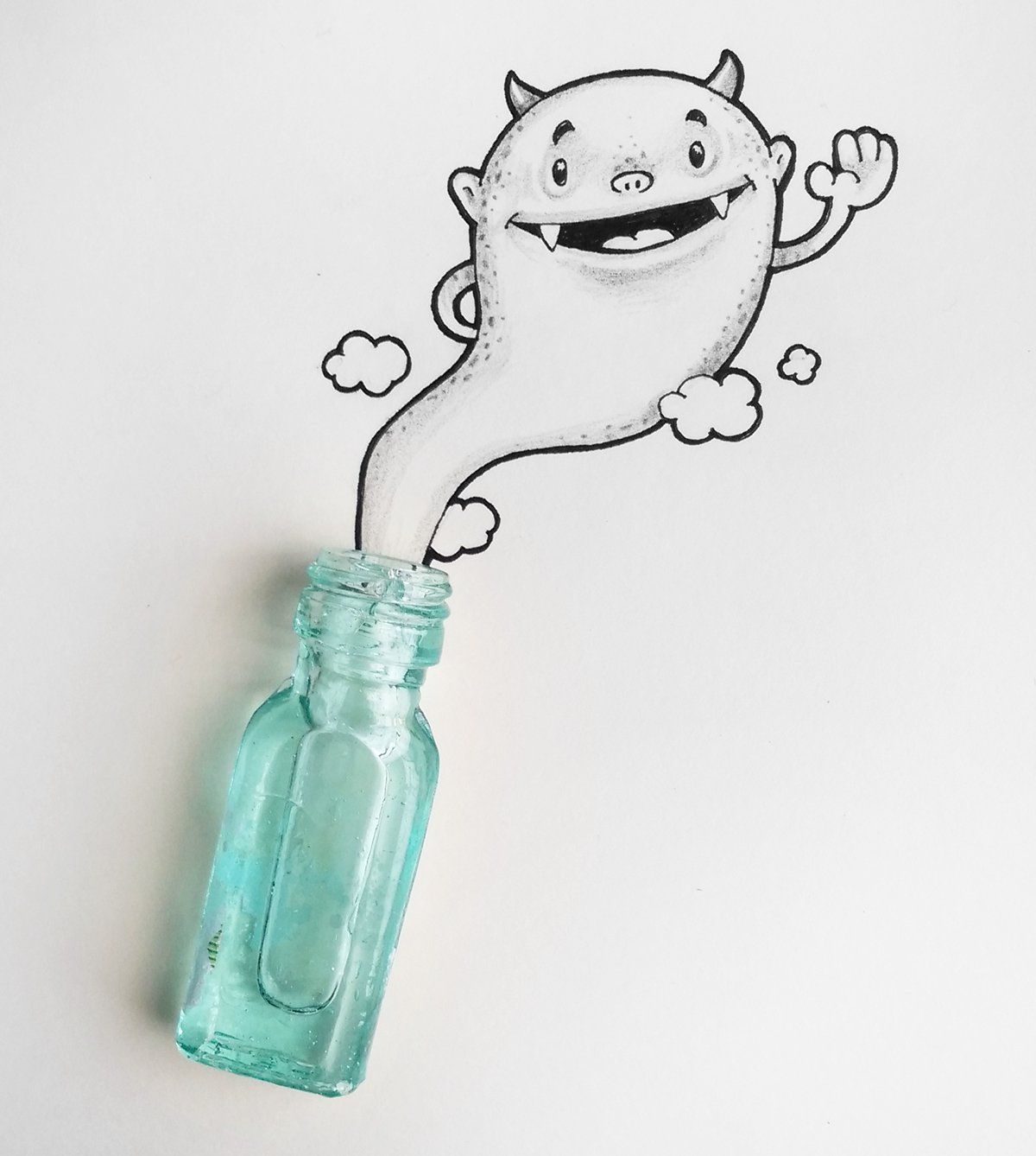 Adorable doodles interact with everyday objects | Creative Bloq