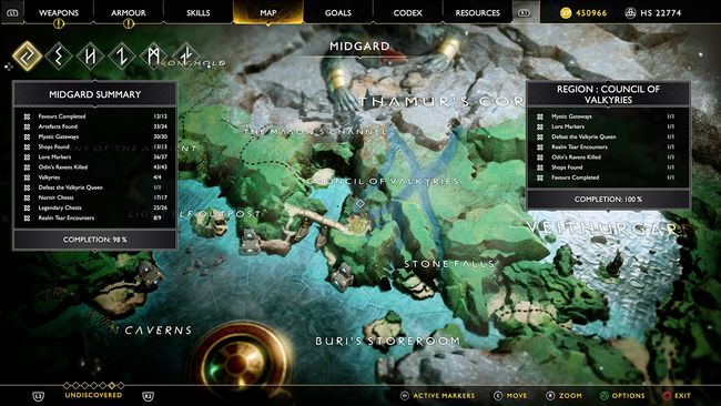 God of War Eyes of Odin Raven locations | GamesRadar+