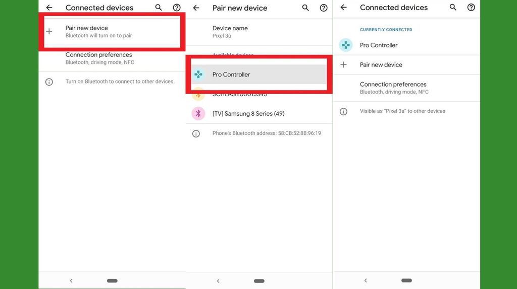 How to use a Nintendo Switch Pro Controller with an Android phone ...