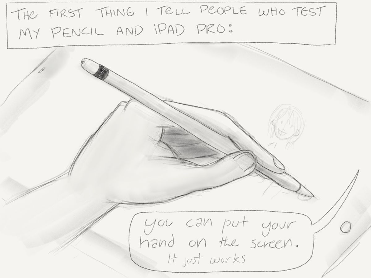 In drawn form, here's what we think about the first-gen Apple Pencil ...
