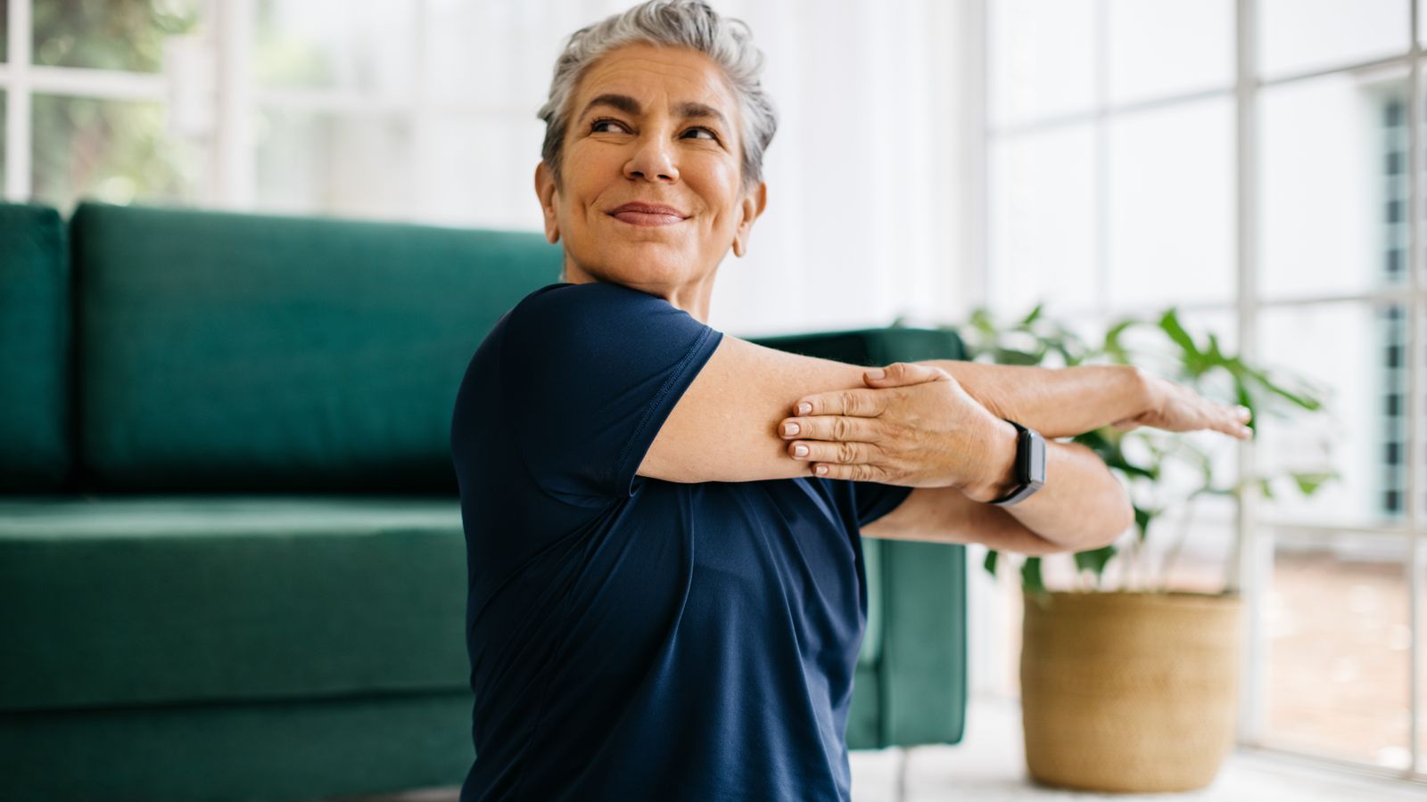 I'm always stiff from sitting, so I tested out a 12-minute morning ...