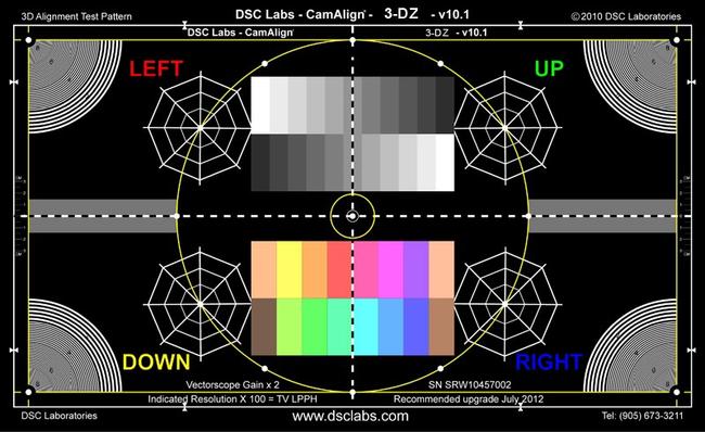 New 3D Camera Test Chart Said to ‘Reduce 3D Headaches’ | TV Tech