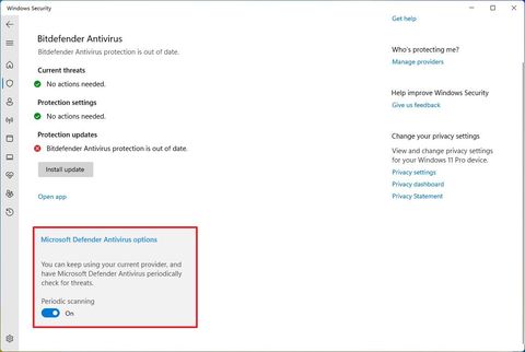 How to disable Microsoft Defender Antivirus on Windows 11 | Windows Central