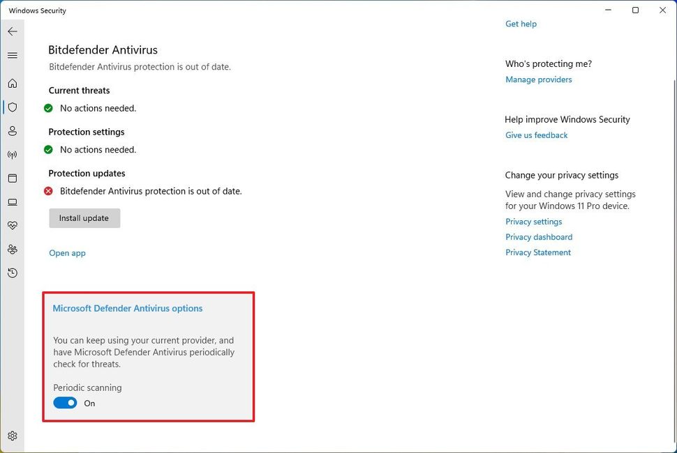 How to disable Microsoft Defender Antivirus on Windows 11 | Windows Central