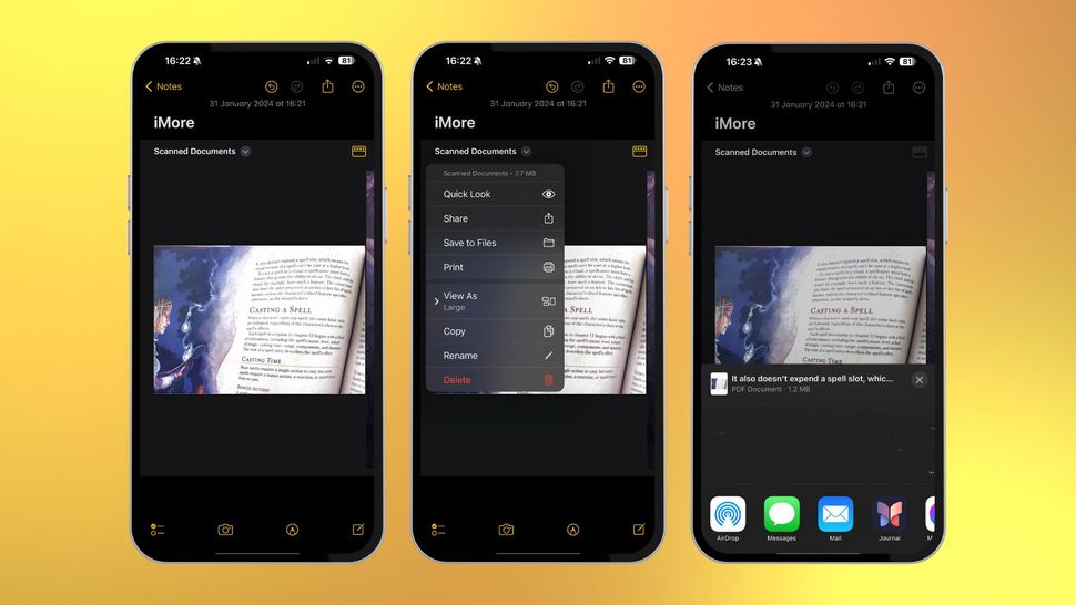 How to scan documents on iPhone | iMore