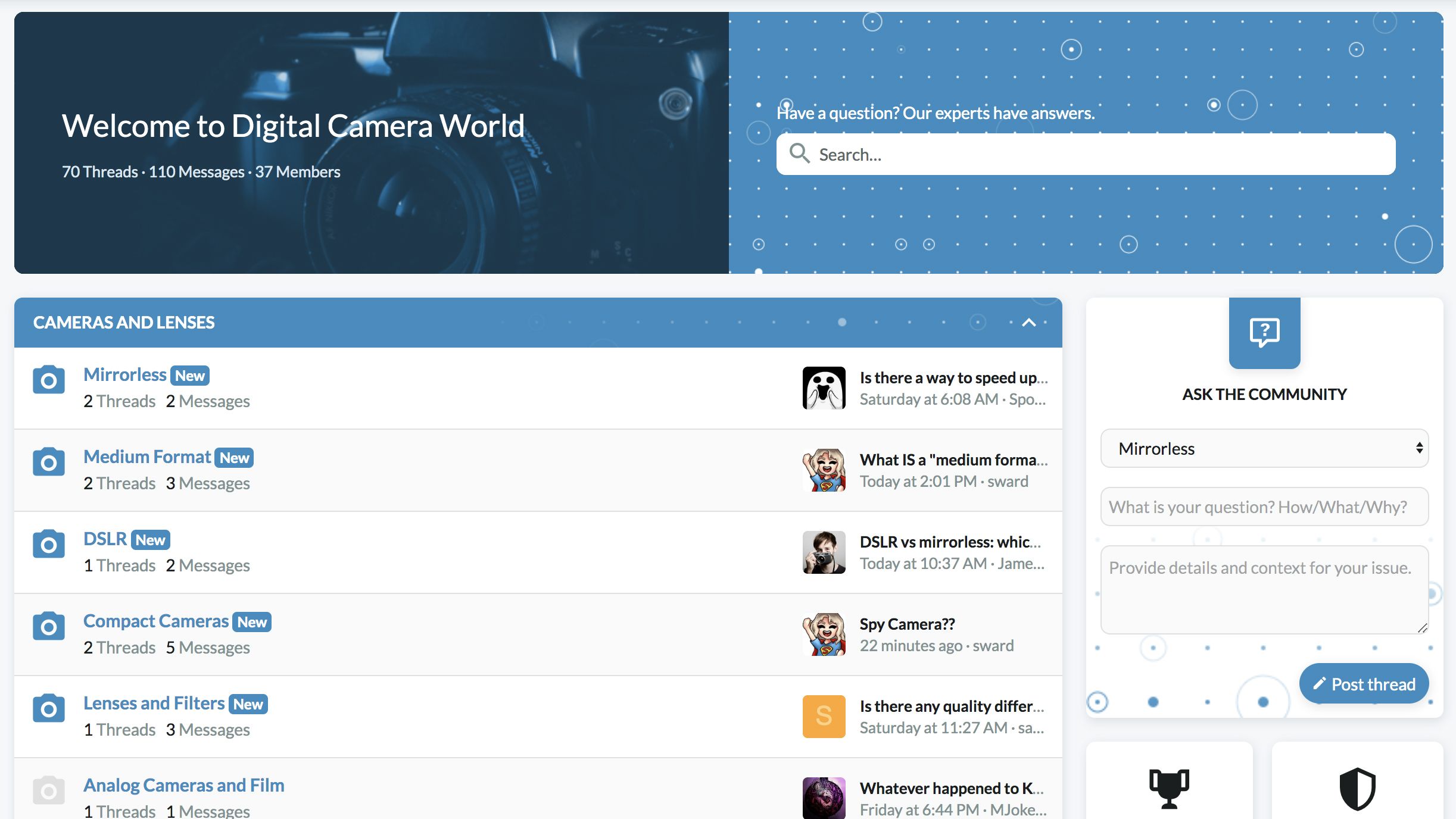 Have your say! The Digital Camera World forums are now live | Digital ...