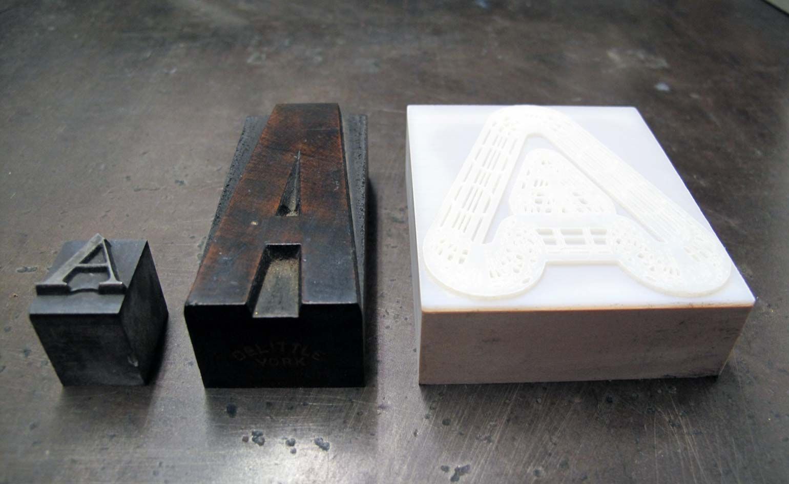 New North Press commissions a 3D-printed letterpress font, designed by ...