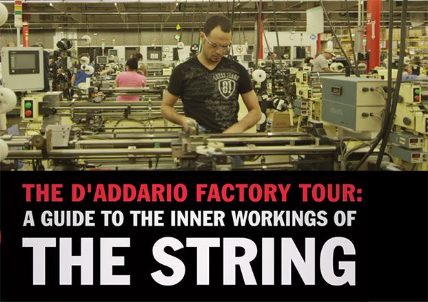 D'Addario Factory Tour: Guide to the Inner-Workings of Guitar Strings ...