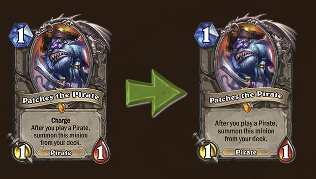 Hearthstone is finally nerfing Patches the Pirate as part of a major ...