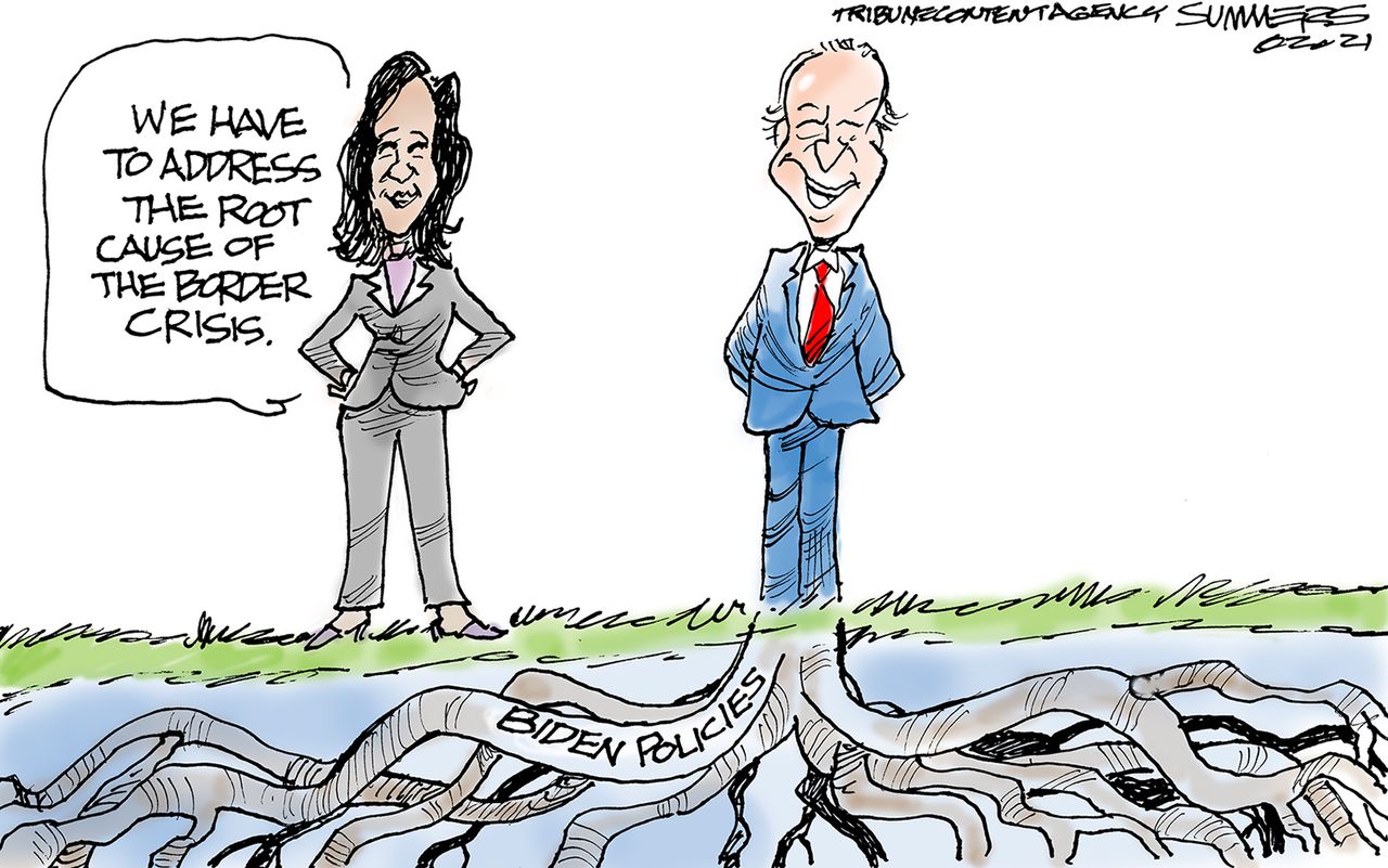 5 brutally funny cartoons about Kamala Harris' immigration stumbles ...