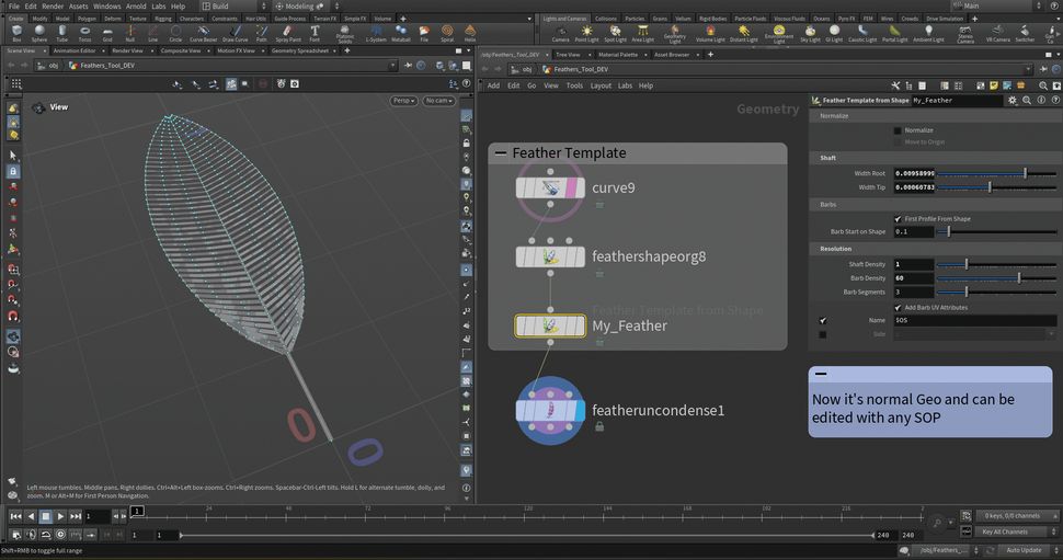 How to use Houdini's feather tool | Creative Bloq