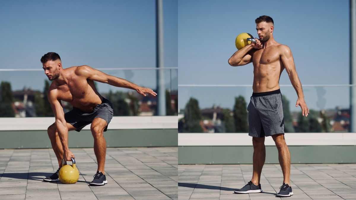 How To Do The Kettlebell Clean And Squat | Coach