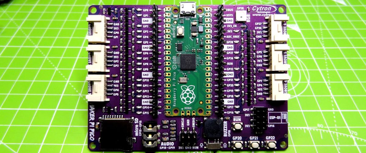 Cytron Maker Pi Pico Review: Versatile electronics experiments | Tom's Hardware