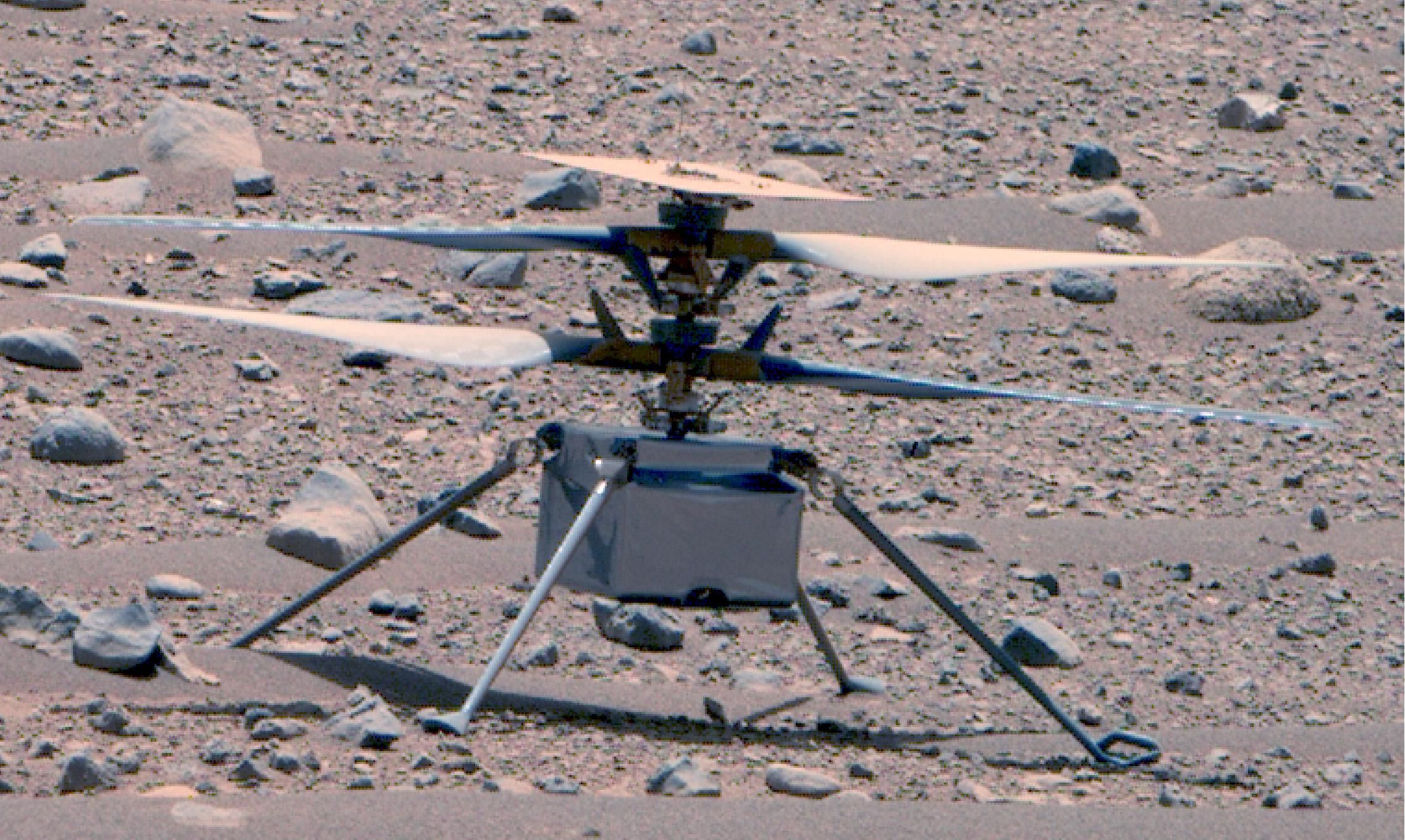 Perseverance Mars rover snaps amazing photo of Ingenuity helicopter | Space