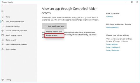 How to enable Controlled folder access to protect data from ransomware ...