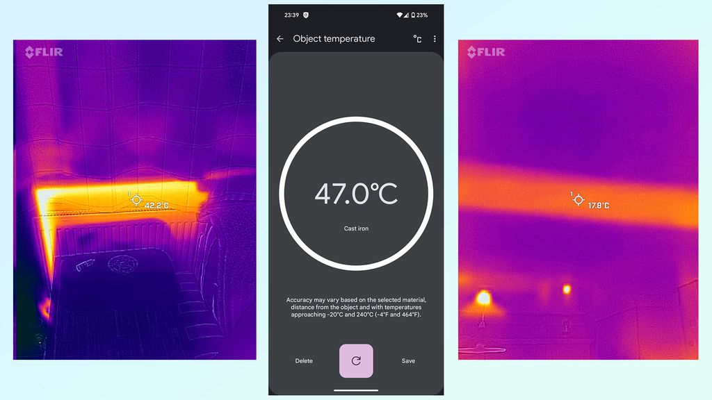I tested the Pixel 9 Pro’s temperature sensor vs a thermal camera to ...