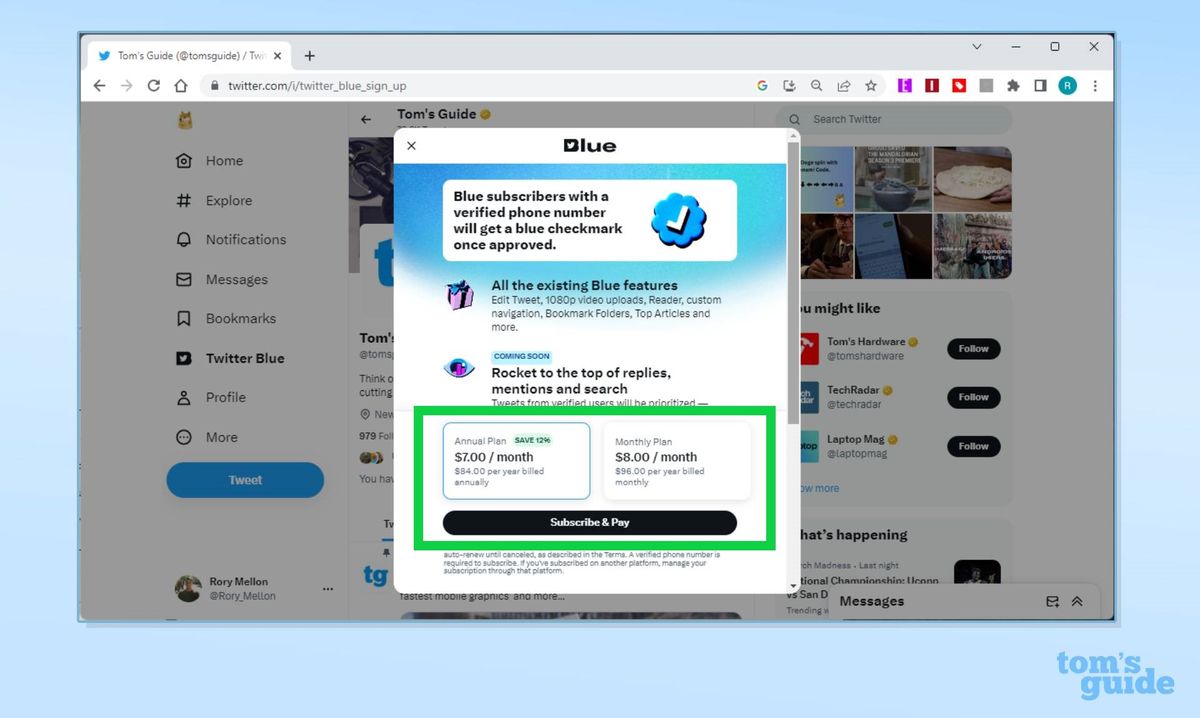 How to subscribe to Twitter Blue — get a blue checkmark and more ...
