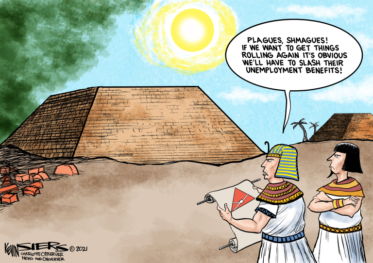 Editorial Cartoon U.S. unemployment benefits | The Week