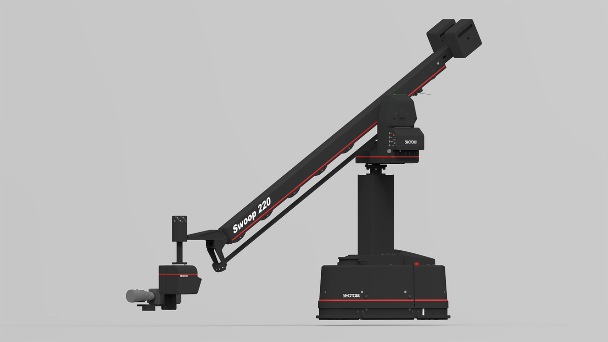 Shotoku Debuts Swoop Cranes for Studio Robotics at IBC2025 | TV Tech