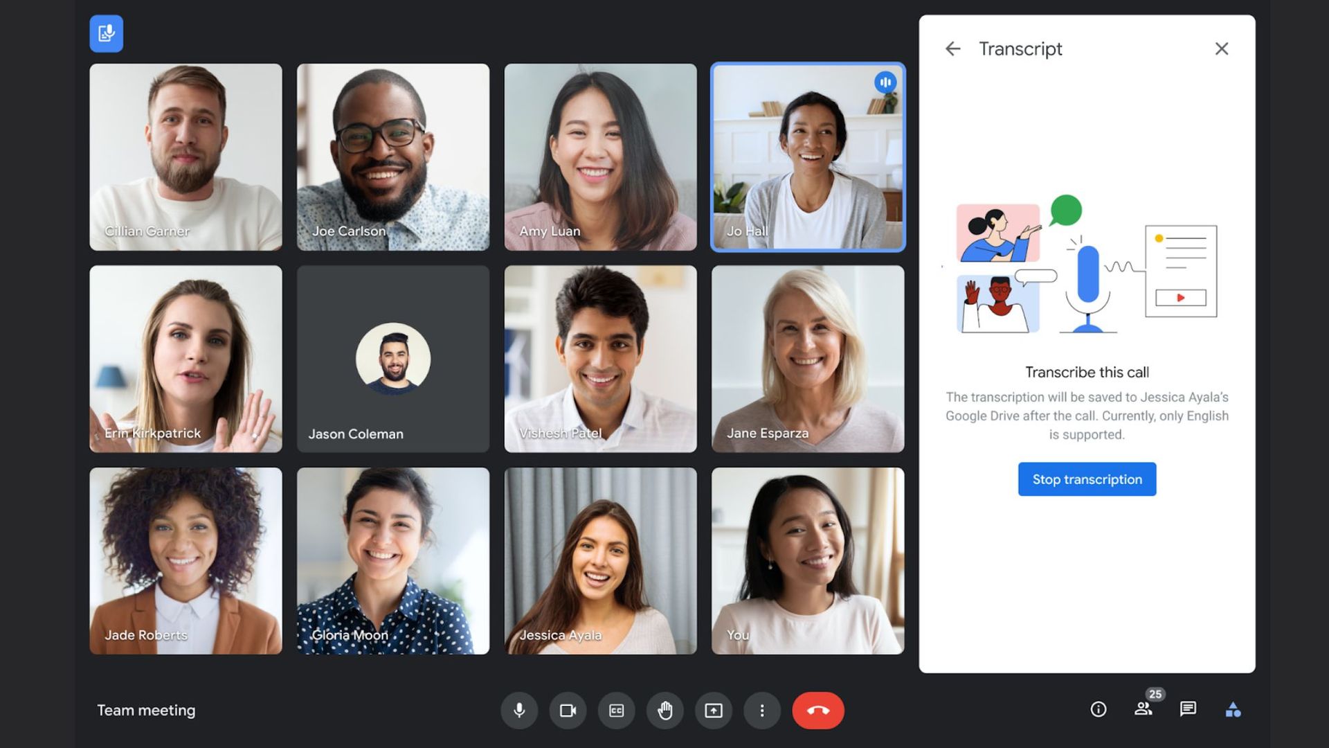 Google Meet update lets users transcribe meeting audio as a Google Doc ...