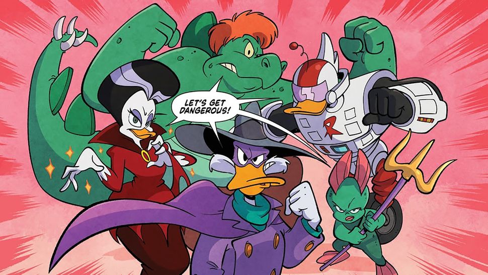 Darkwing Duck brings his own superhero team to comics in Justice Ducks ...