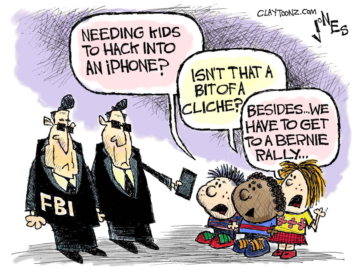 Editorial Cartoon U.S. FBI iPhone | The Week