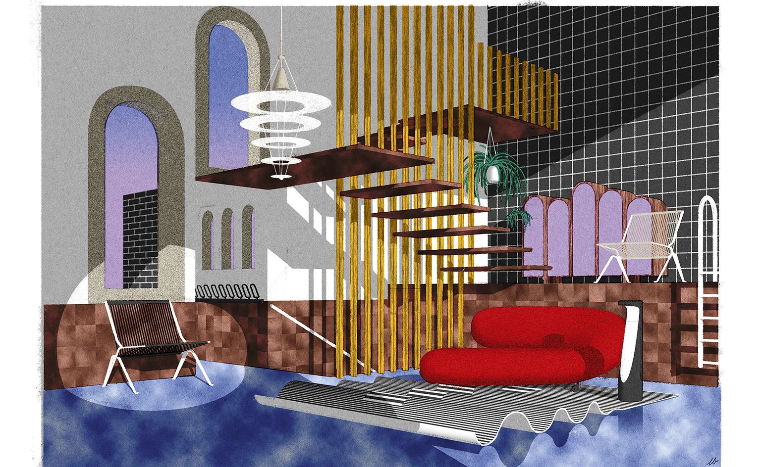 The first in our new series of illustrated dream homes | Wallpaper