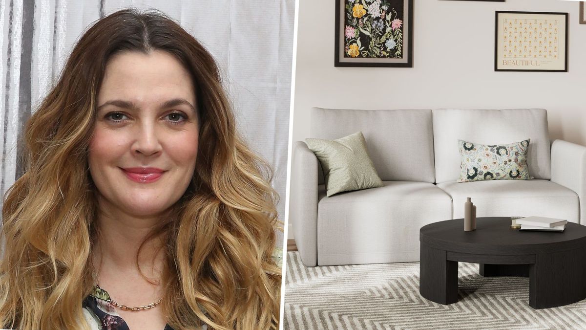 Drew Barrymore's new sofa is the perfect living room upgrade | Homes and Gardens