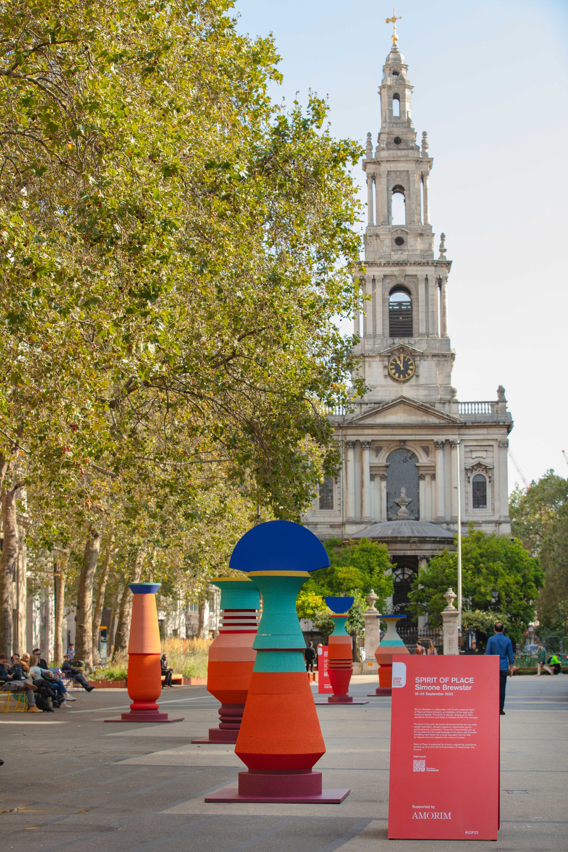 Simone Brewster evokes a forest of cork in central London | Wallpaper*