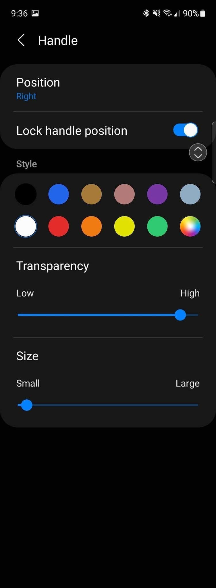 How to pin the Edge Panel to the side of the screen on a Samsung Galaxy ...