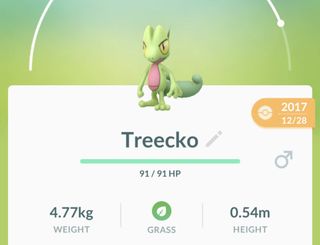 Pokemon Go March Community Day 2019 - Shiny Treecko with exclusive move ...