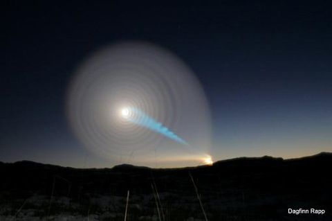 Bizarre Sky Spiral Caused by Failed Missile | Space