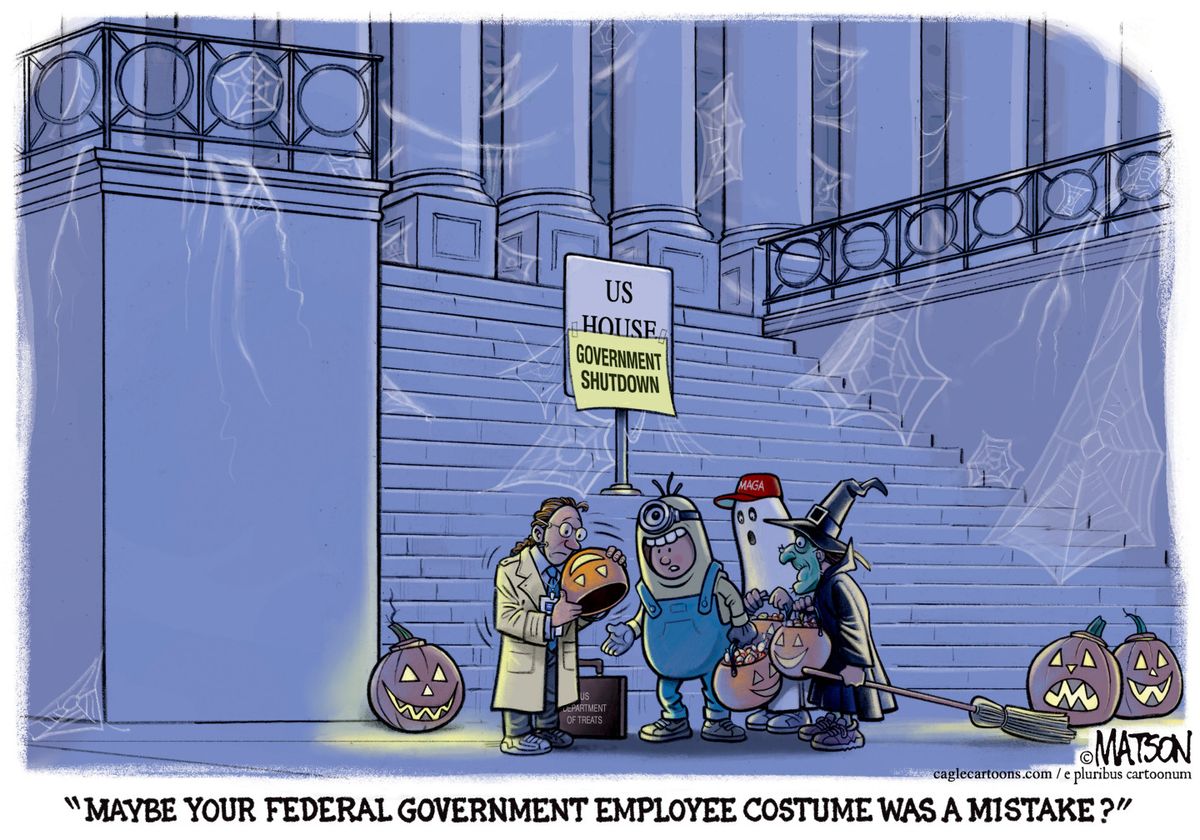 5 drawn-out political cartoons about the government shutdown | The Week