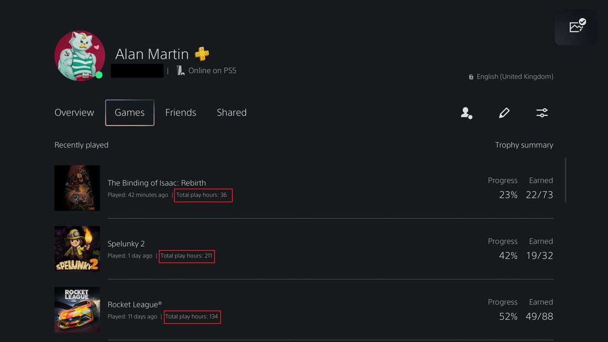 How to show play time on PS5 | Tom's Guide