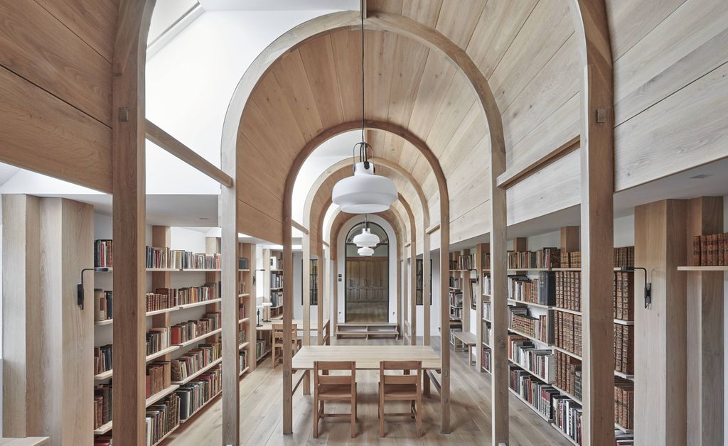 Aidan Crawshaw transforms cowshed into modern library | Wallpaper*