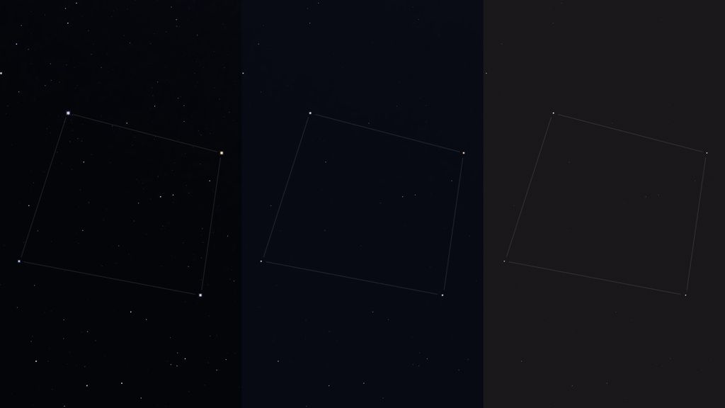 Can you see stars in light polluted skies? | Space