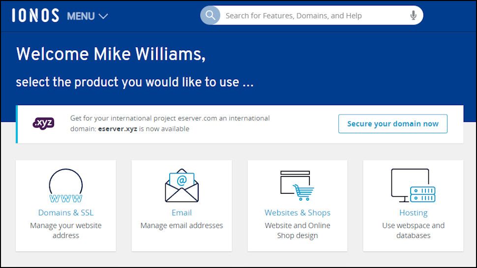 IONOS web hosting review | TechRadar