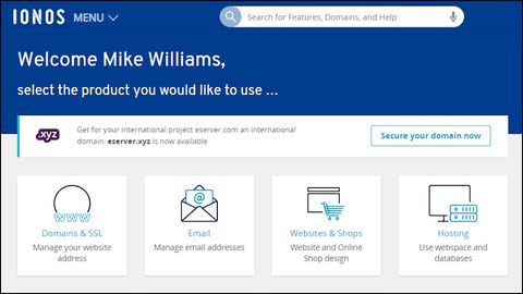 IONOS web hosting review | TechRadar