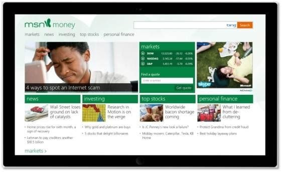 Say hello to the new MSN for Windows 8 and IE 10 | Windows Central