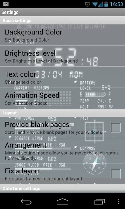 Device Info Live Wallpaper: system information right on your homescreen ...