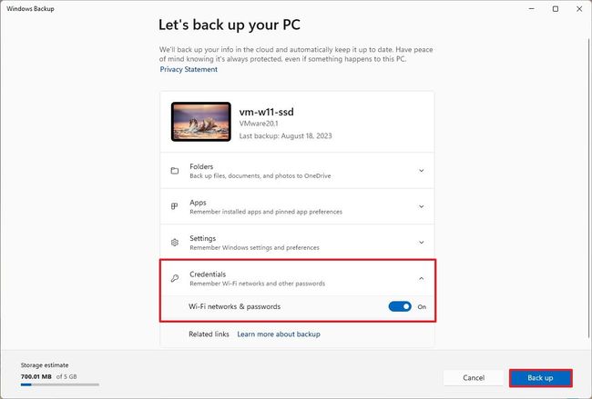 How to use the new Windows 11 Backup app | Windows Central