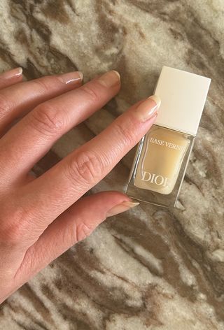 My Nails Are So Strong After 2 Months of Dior Base Vernis | Who What Wear