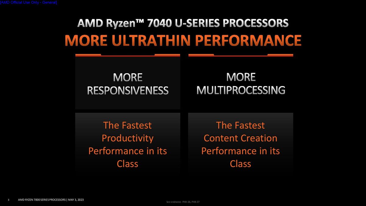 AMD Details Ryzen 7040U Mobile Processors | Tom's Hardware