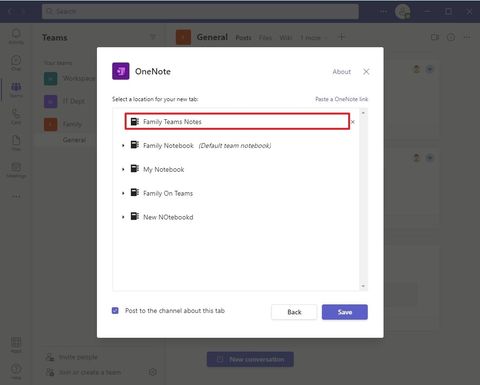 How to add OneNote to Microsoft Teams | Windows Central