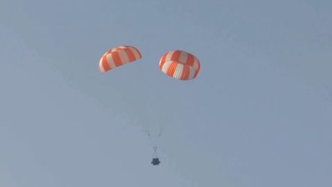 India tests parachutes for Gaganyaan astronaut capsule (video) | Space
