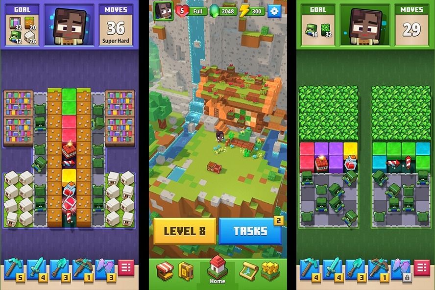 Minecraft blast mobile game announced in King partnership | Windows Central