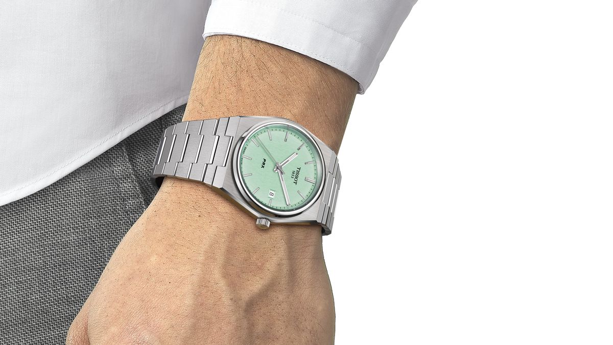 Tissot adds new light green dial to PRX quartz collection | Flipboard